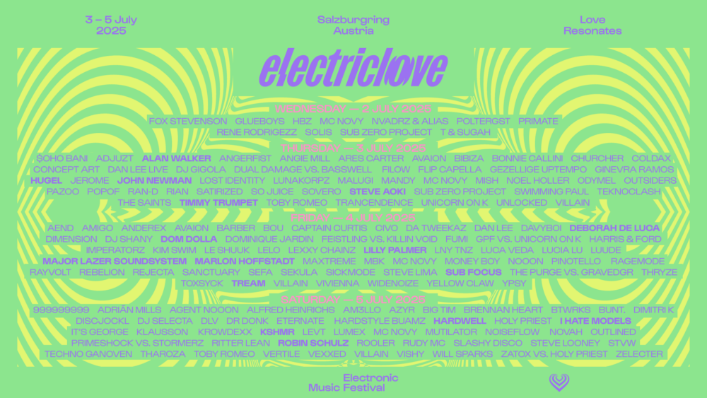Electric Love 2025 – Electronic Music Festival