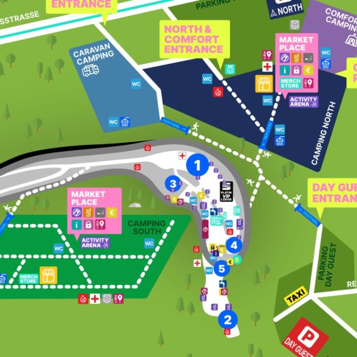 Camping at Electric Love 2022